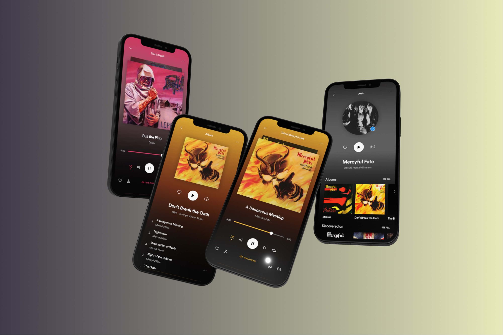 Eduardo Gómez - Music mobile app concept